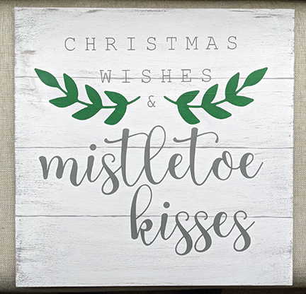 Christmas Wishes & Mistletoe Kisses - Lone Wolf Craft Studio